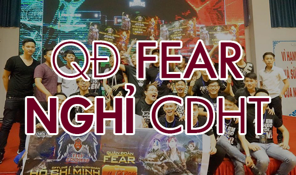 CDHT: FEAR “xin rút khỏi tất cả các BXH có liên quan đến Quân Đoàn”