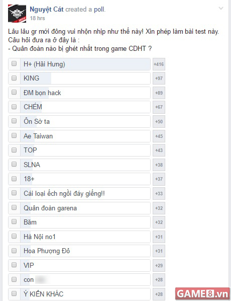 CDHT: Tới lượt Tư lệnh của H+ góp giọng vào “cuộc vui”