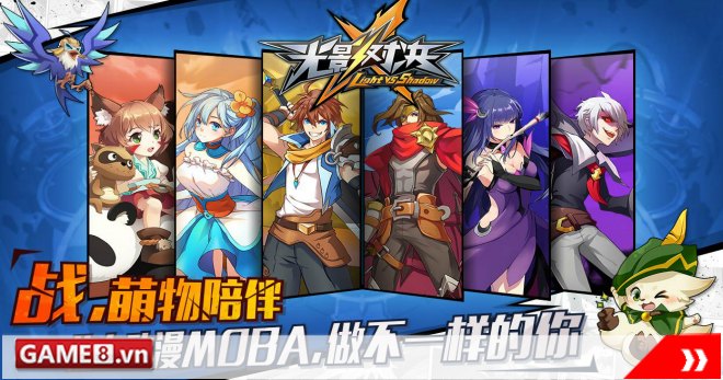 Light Vs Shadow - Game MOBA hấp dẫn mang phong cách Anime