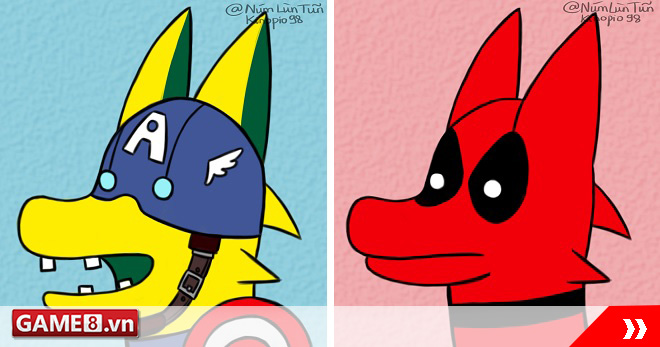 Bộ sưu tập Avatar Pika Long phong cách Marvel cực chất cho game thủ đầu năm