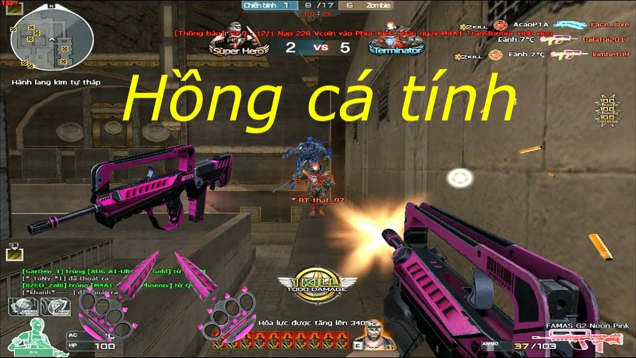 Đột Kích: Làn gió mới mang tên FAMAS G2-Neon Pink.
