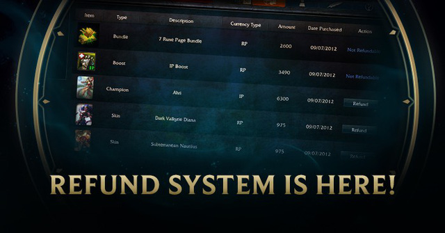 LMHT ra mắt chế độ Refund, thời game thủ có thế "sống ảo" thử đồ rồi ...