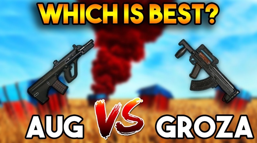 Groza và AUG A3 đâu là khẩu súng AR tốt hơn trong PUBG Mobile