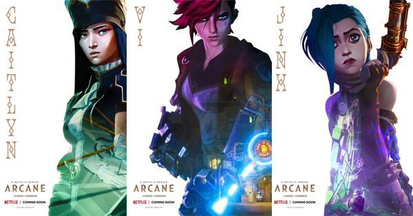 LMHT: Loạt phim đình đám Arcane chính thức tung poster nhân vật khiến ...