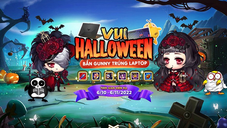 Chuỗi sự kiện Halloween của Gunny PC đem đến cơ hội nhận quà miễn phí ...