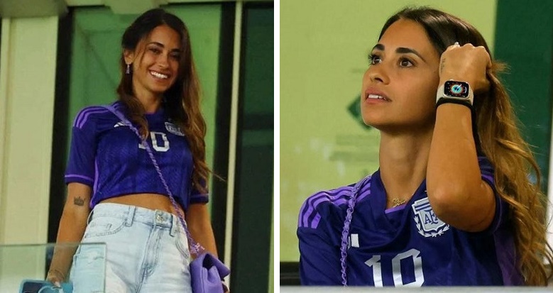 Nhan sắc kiều diễm "mướt mắt" của vợ Messi trong ngày M10 lập kỷ lục vô ...
