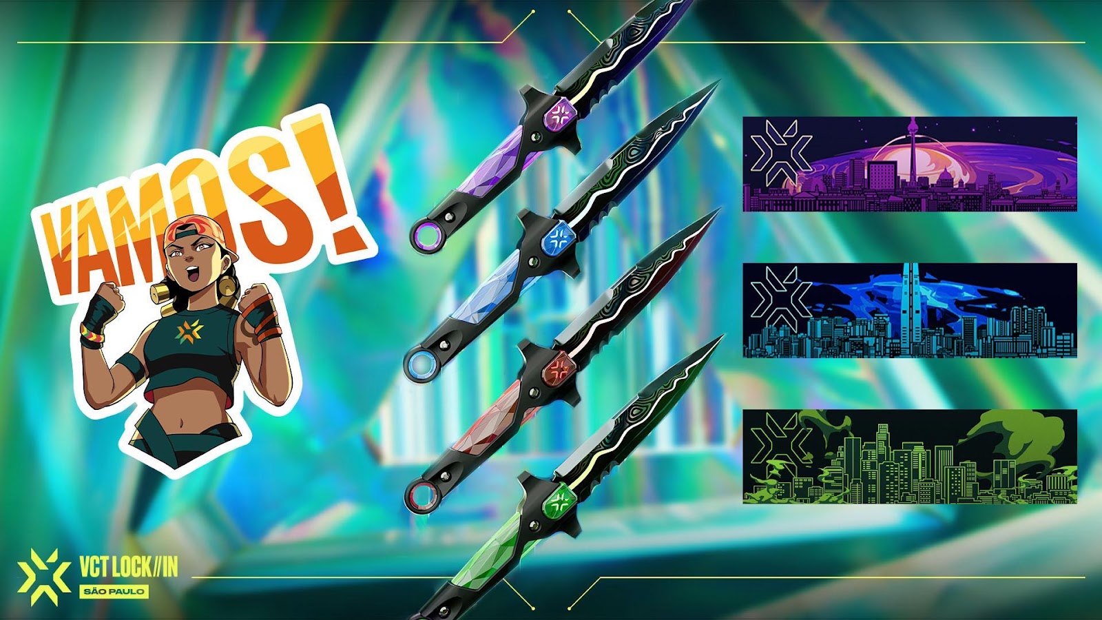 Ủng hộ các đội tuyển sẽ góp mặt tại giải đấu VCT LOCK//IN bằng bộ sưu ...