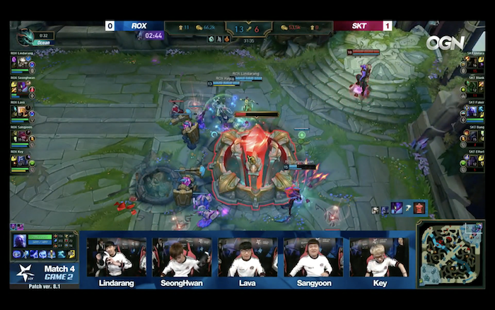 LMHT: Lần đầu đi rừng thay thế Blank, Wolf giúp SKT T1 có chiến thắng 2-1 trước ROX Tigers