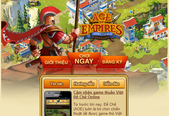 Đế Chế Web - Game AOE "thuần việt" có thể chơi trên cả máy tính và điện ...