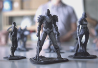 Biến nhân vật Infinity Blade của mình thành tượng trưng bày